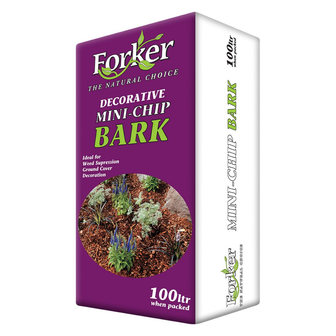 Decorative Mini-Chip Bark - Forker Garden Products