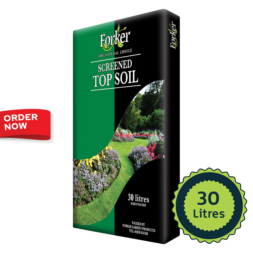 Screened Top Soil (30 Litres) - Forker Garden Products